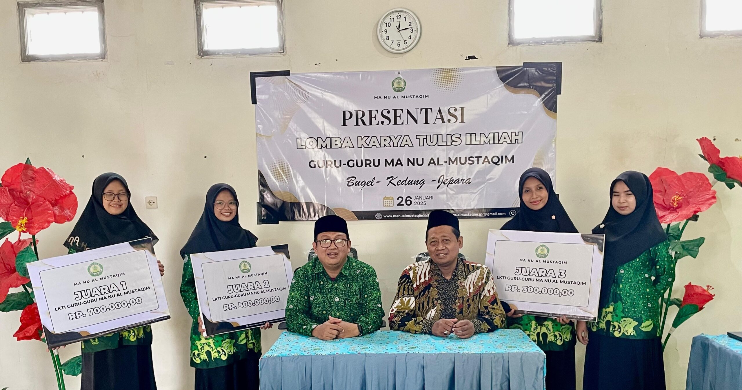 MA NU Al-Mustaqim Mengadakan Lomba PTK, Berikut Pemenangnya. - MA NU AL ...